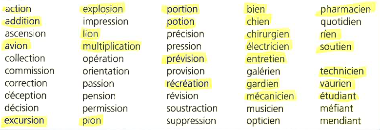 dictée de mots O4 | Ecole primaire